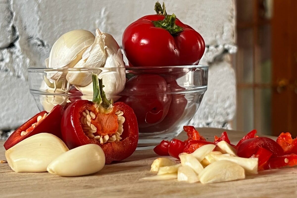 Sautéed Cherry Bomb Peppers and Garlic - Vermont Foodbank