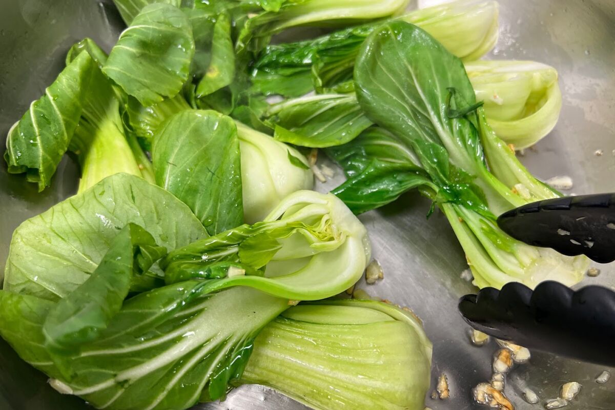 Sautéed Baby Bok Choy - Vermont Foodbank